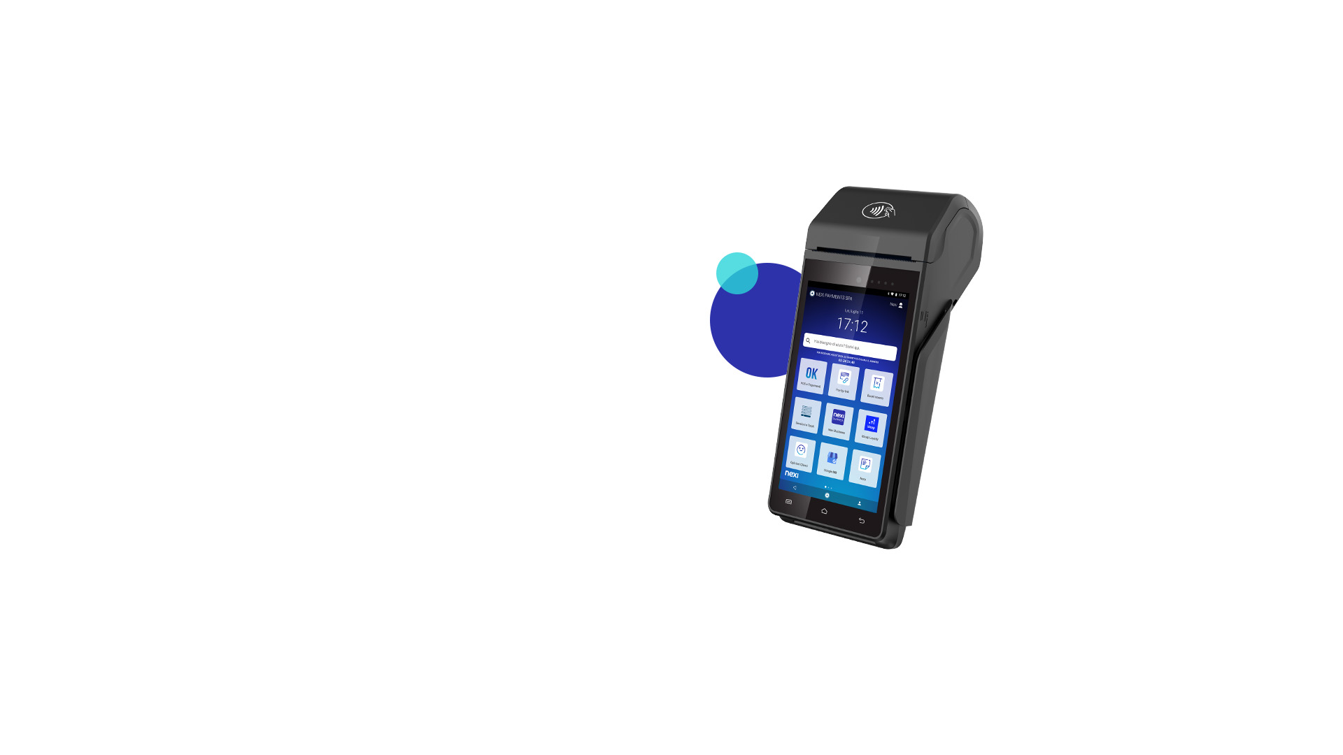 SmartPOS® Mini con stampante: stampa ricevute ovunque | Nexi