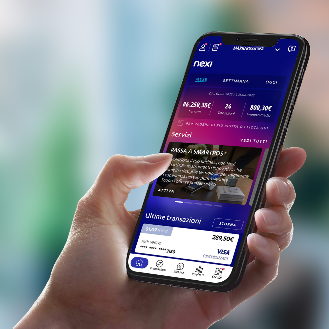 Nexi Business: monitoraggio attività | Nexi