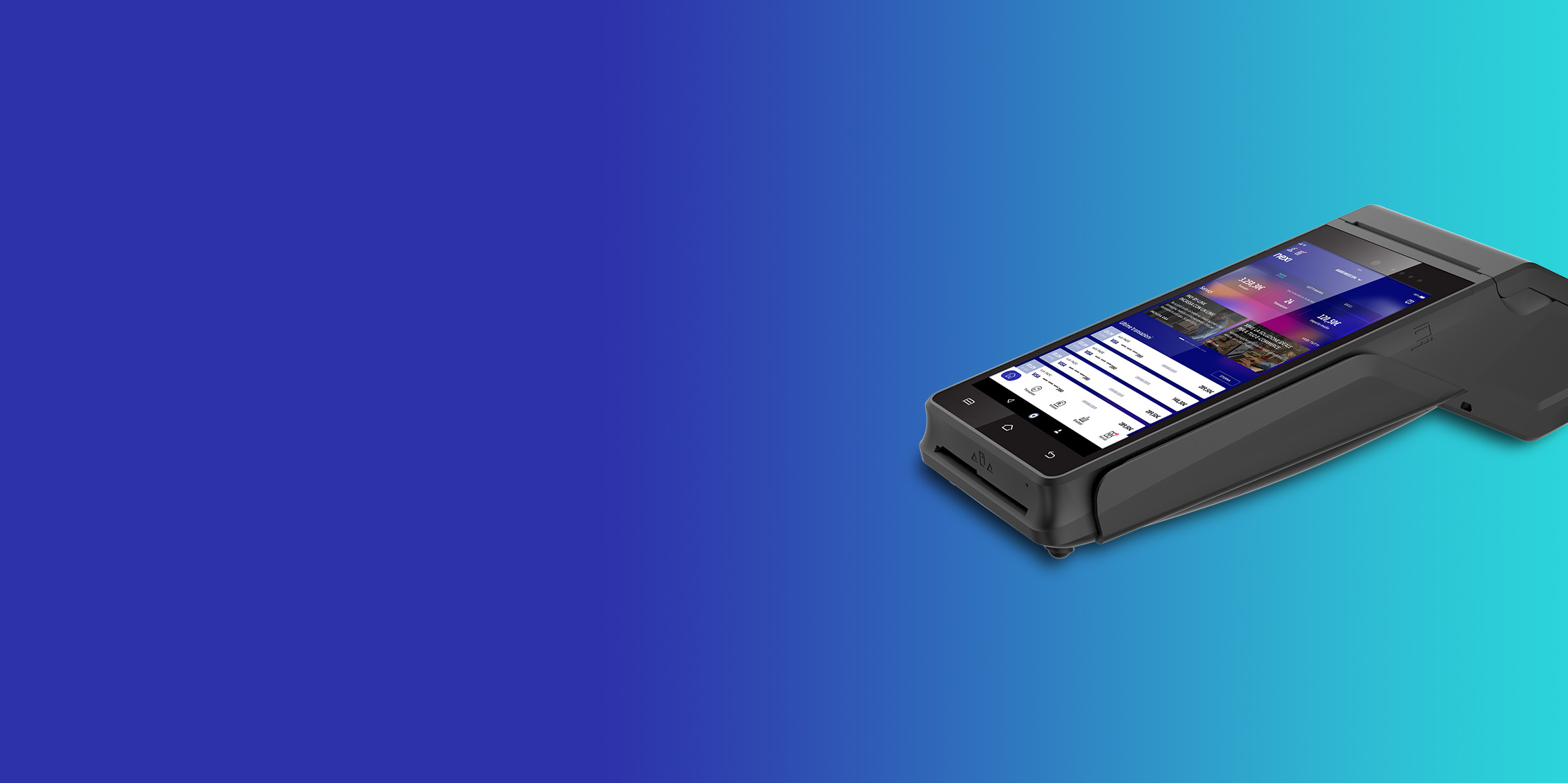 SmartPOS mini con stampante: stampa ricevute ovunque | Nexi