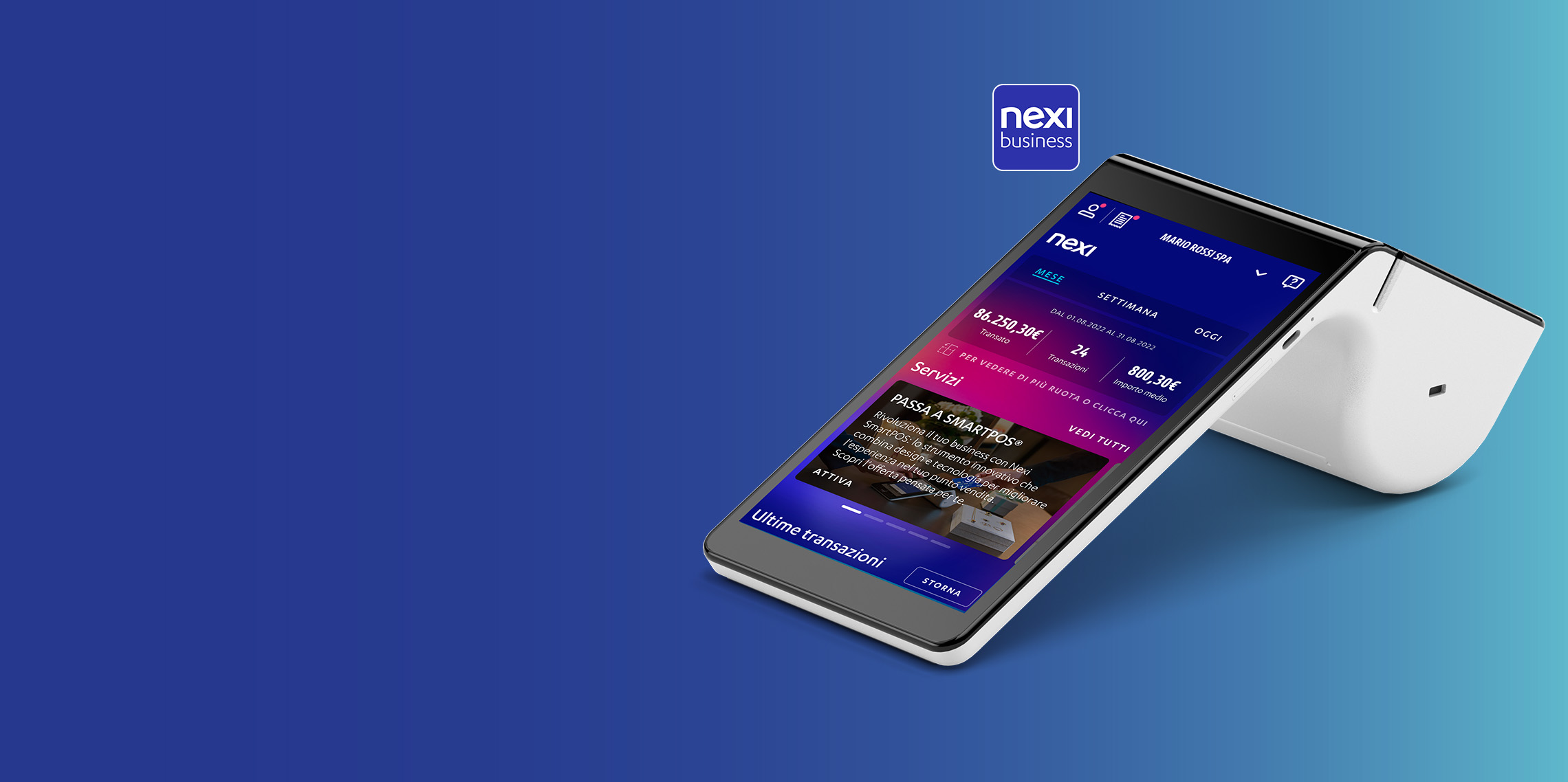 SmartPOS® Cassa: Il registratore di cassa telematico | Nexi